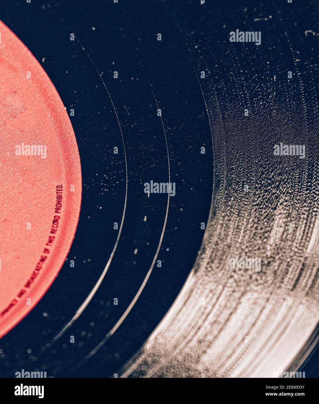 The grooves of an old fashioned LP record vinyl Stock Photo - Alamy