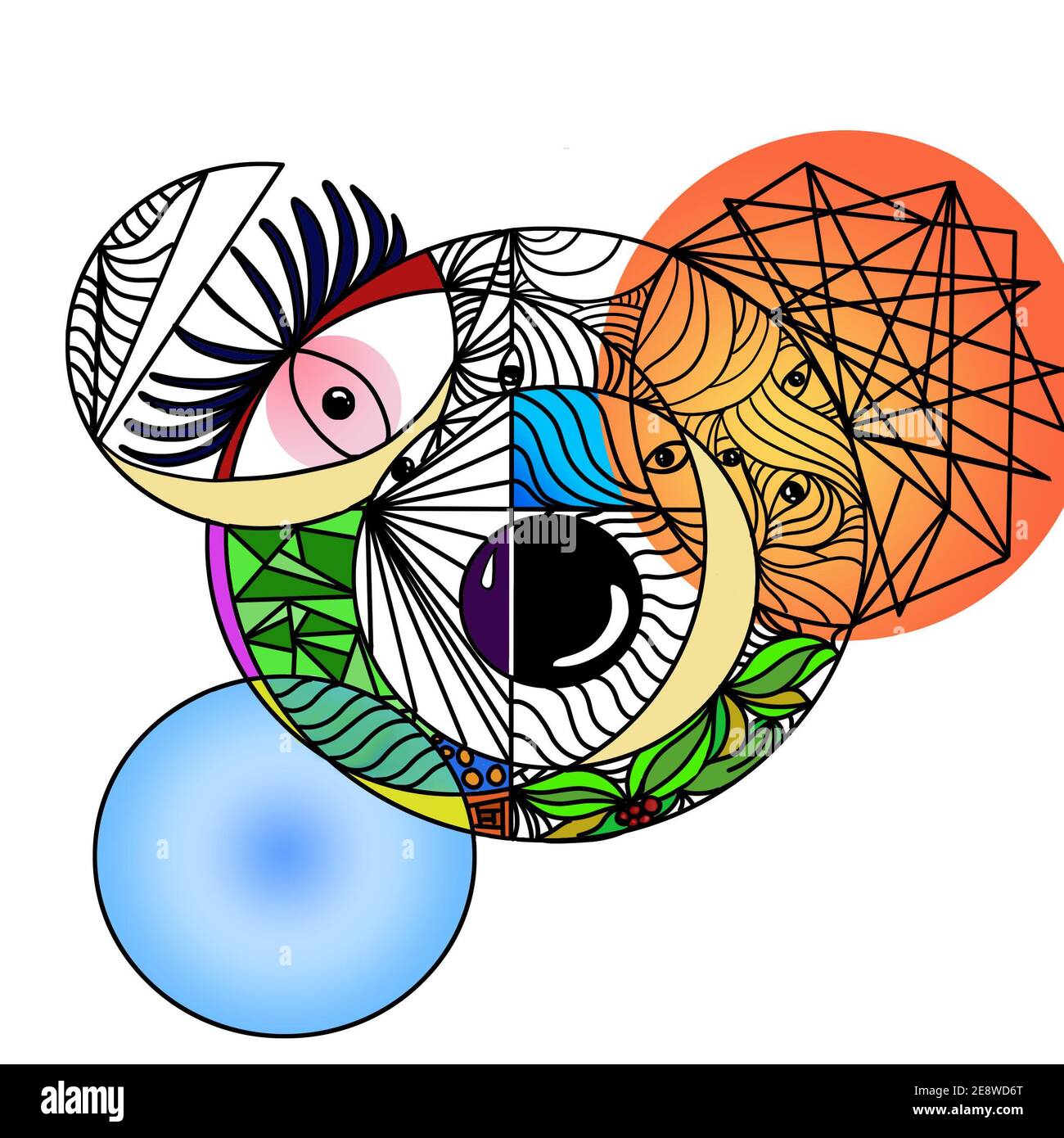 Big third eye with eyes hi-res stock photography and images - Alamy