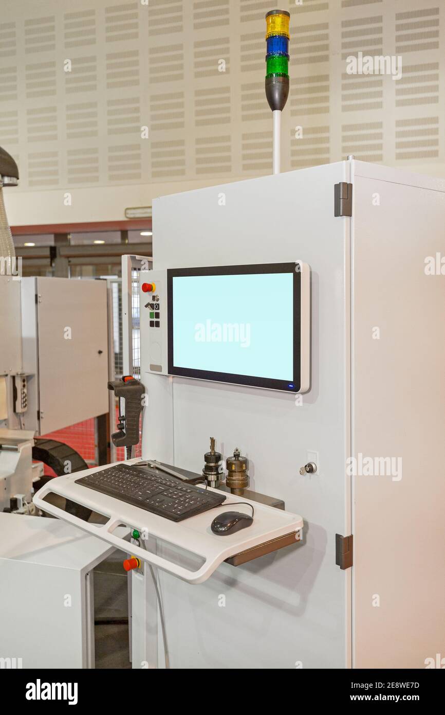 Machine Control Computer Manufacturing Wood Workshop Equipment Stock ...