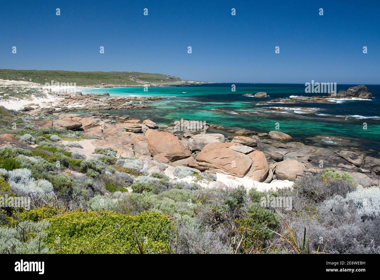 Australian Beach Scene Margaret River Stock Photo - Alamy
