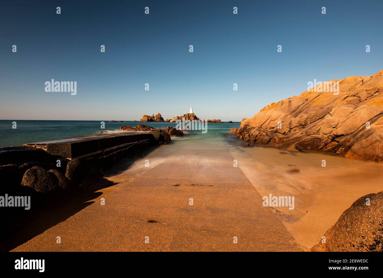 Corbiere lighthouse 3 Stock Photo - Alamy
