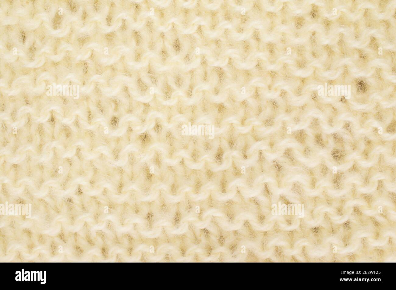 Closeup shot of a white knitting patterns Stock Photo - Alamy