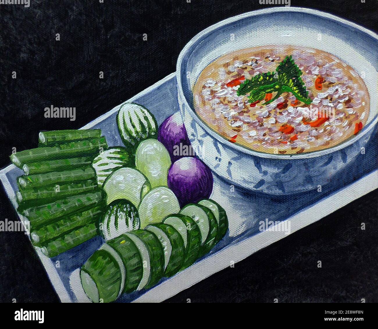 Realistic Food Paintings