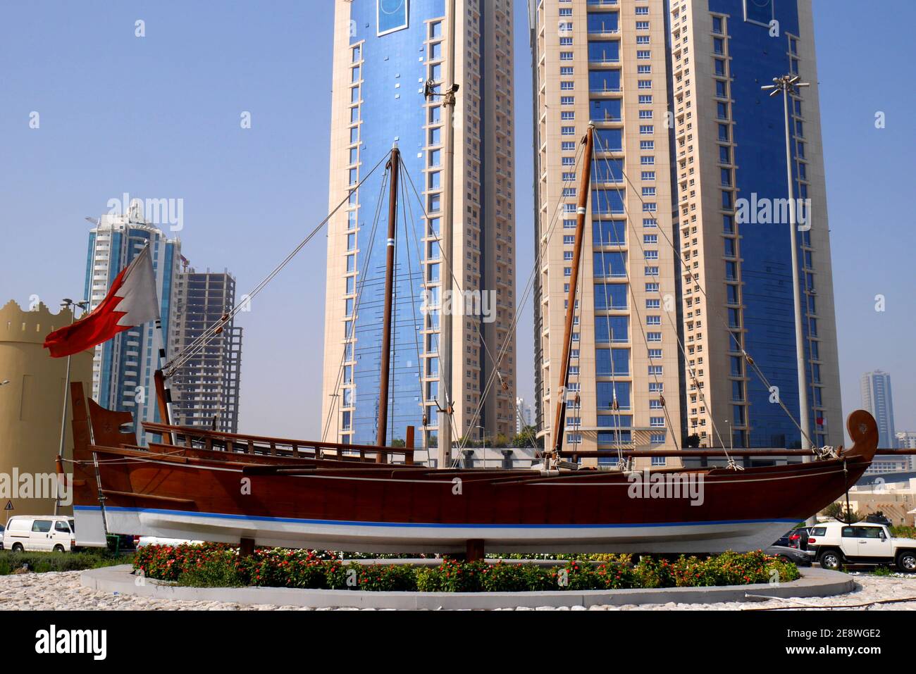 Traditional boat of bahrain hi-res stock photography and images - Alamy