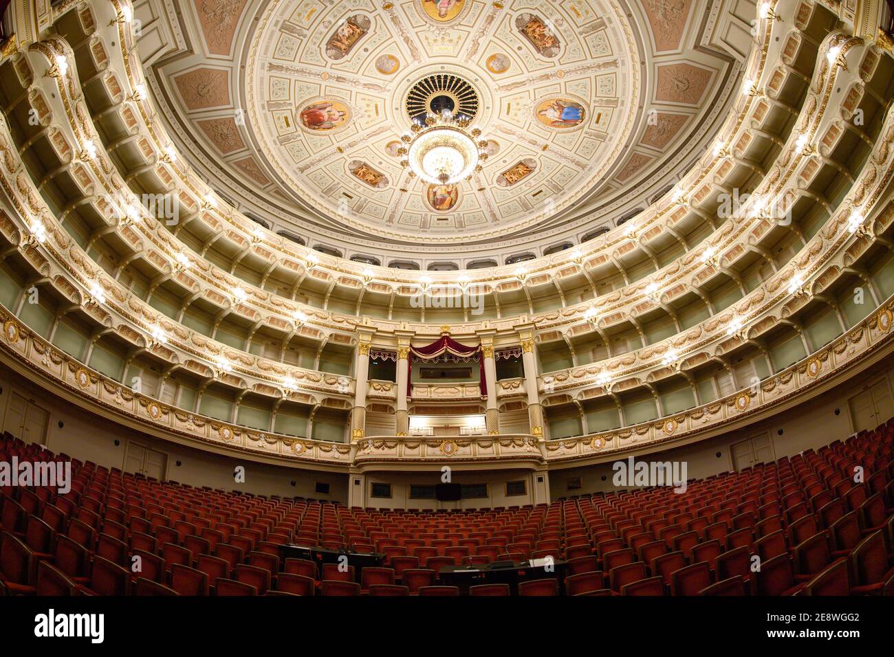 Interior opera house dresden germany hi-res stock photography and ...