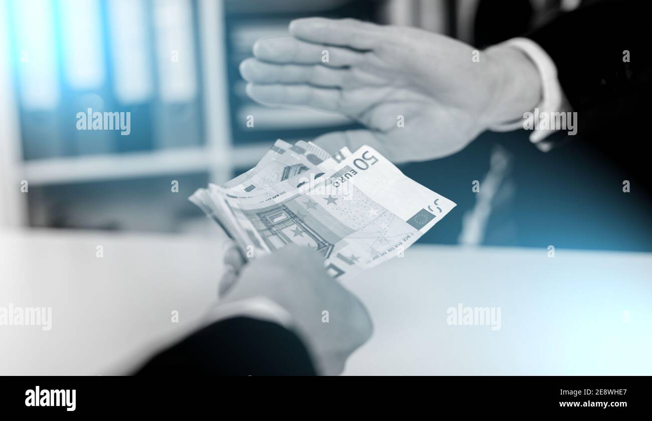 Man refusing take money hi-res stock photography and images - Alamy