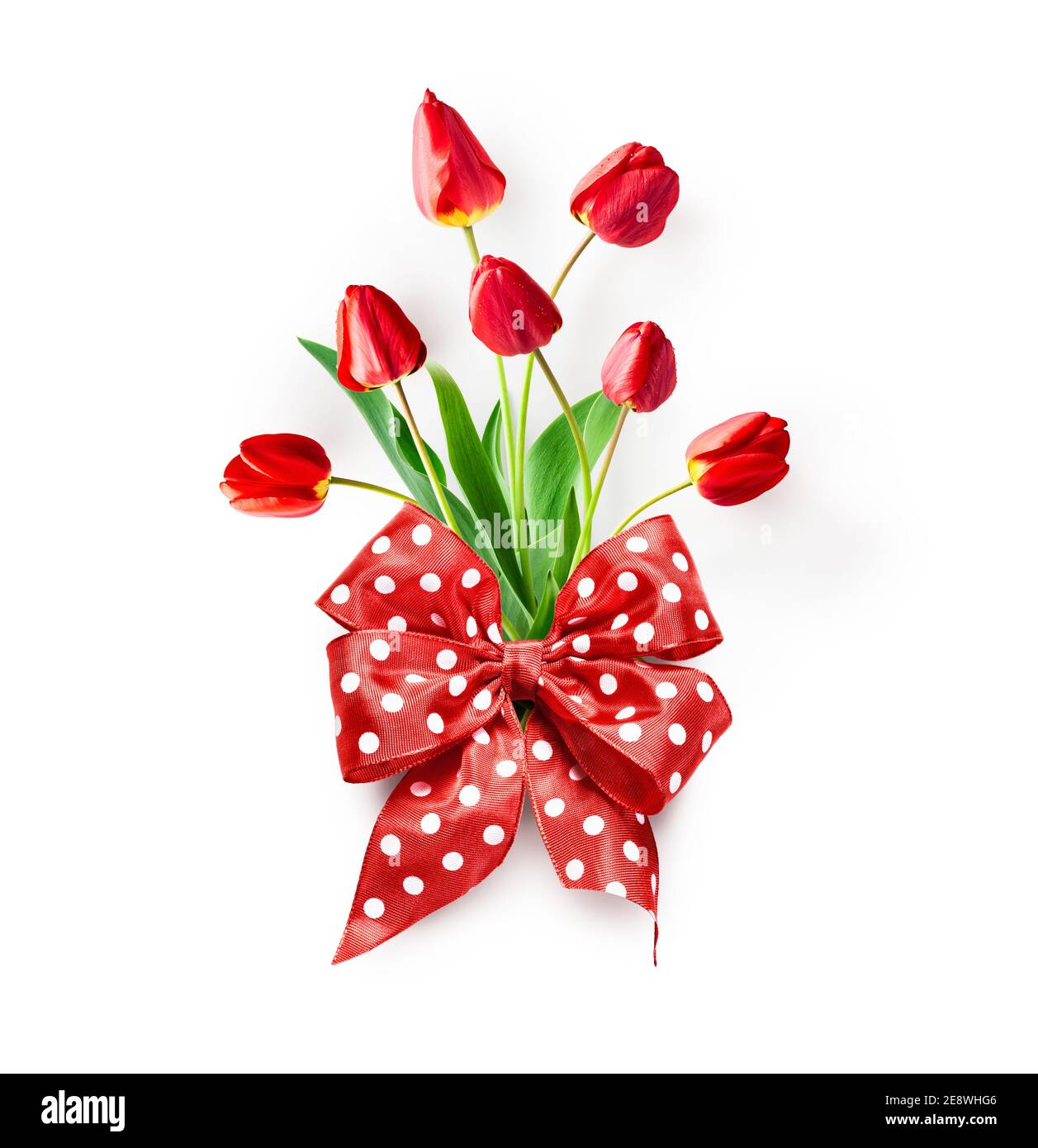 Flat tulips Cut Out Stock Images & Pictures - Alamy