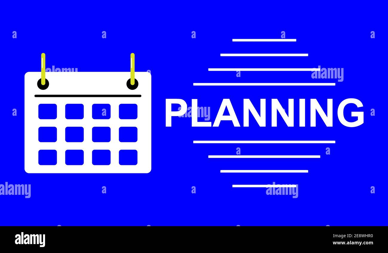 Illustration of a planning concept Stock Photo - Alamy