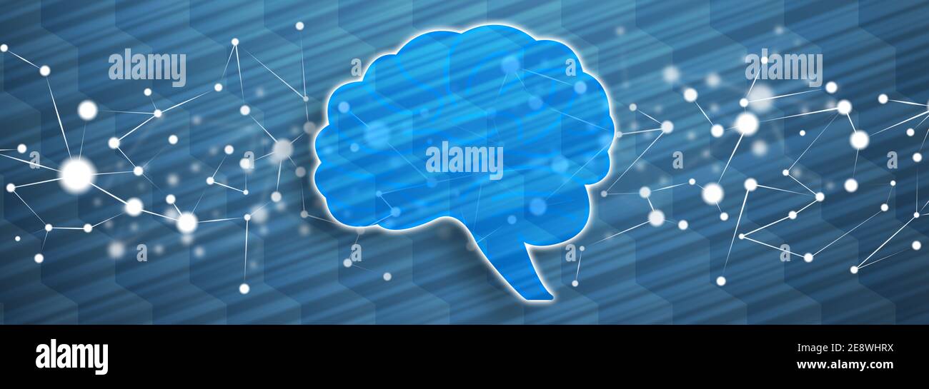 Illustration of a human mind concept Stock Photo - Alamy