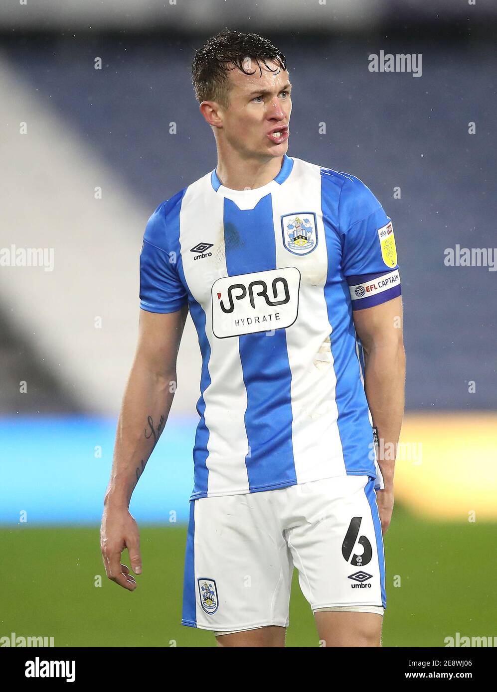 File photo dated 02-01-2021 of Huddersfield Town's Jonathan Hogg. Issue ...