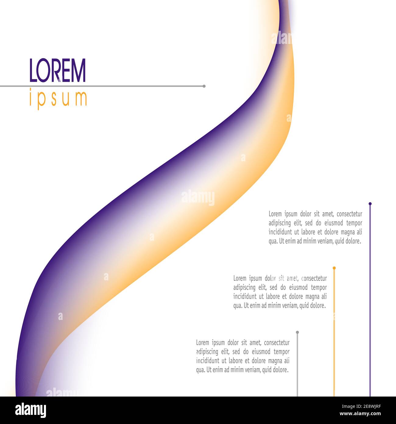 Wave flyer Stock Vector Images - Alamy