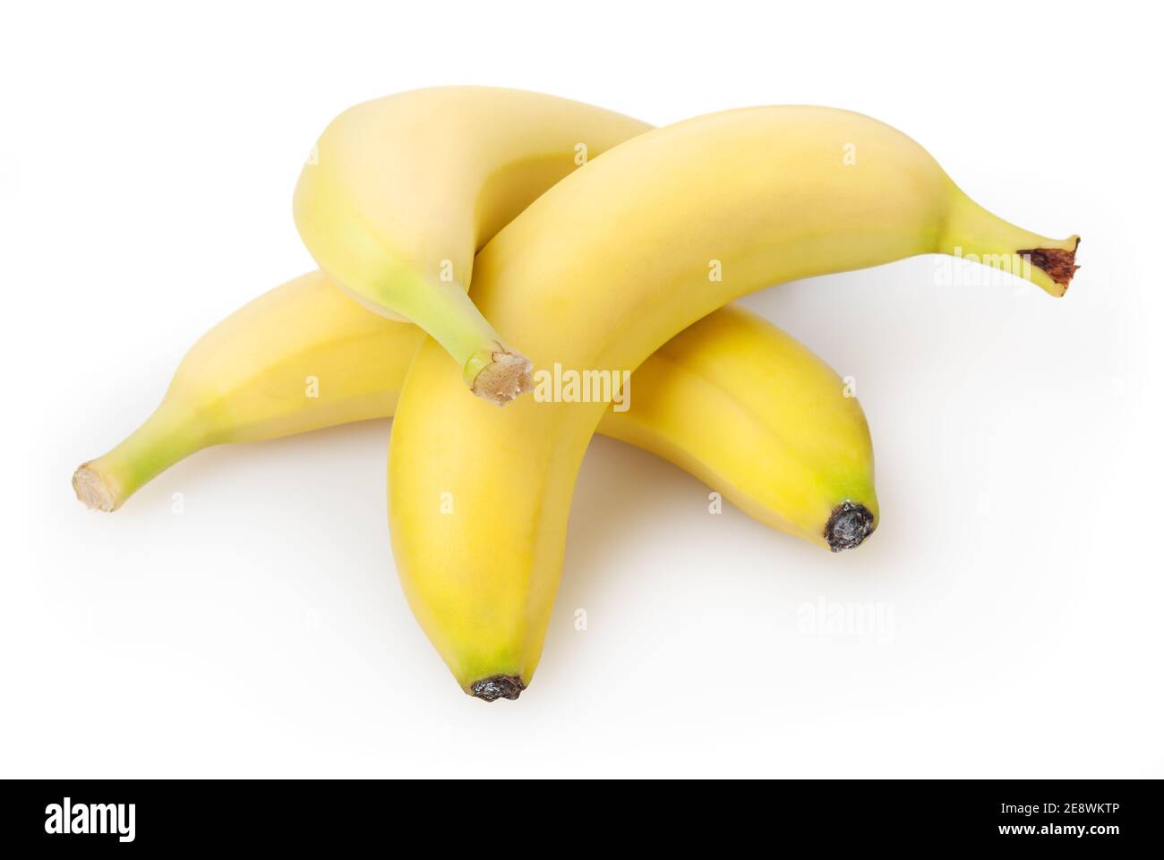 Bananas isolated on white background with clipping path Stock Photo - Alamy
