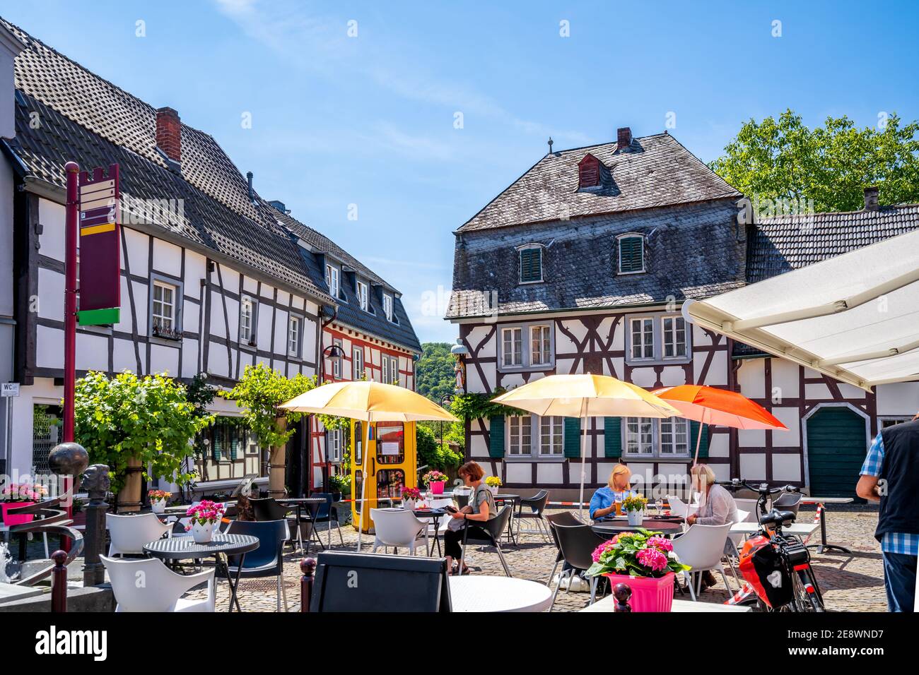 Historical city of Unkel, Germany Stock Photo - Alamy