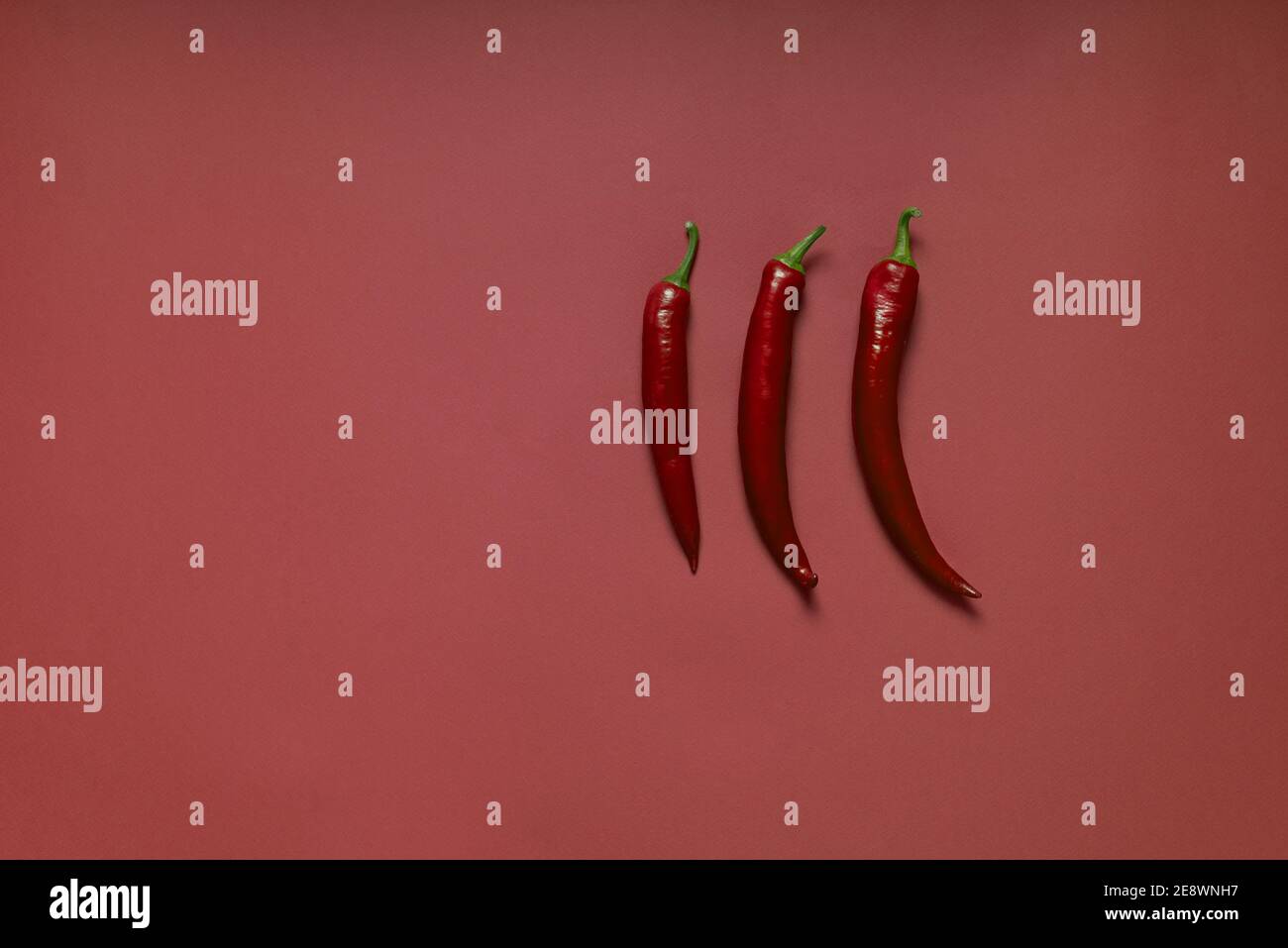Three red hot chilli hi-res stock photography and images - Alamy