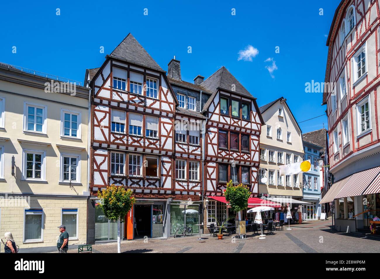 Castle Square in Linz am Rhein, Germany Stock Photo - Alamy