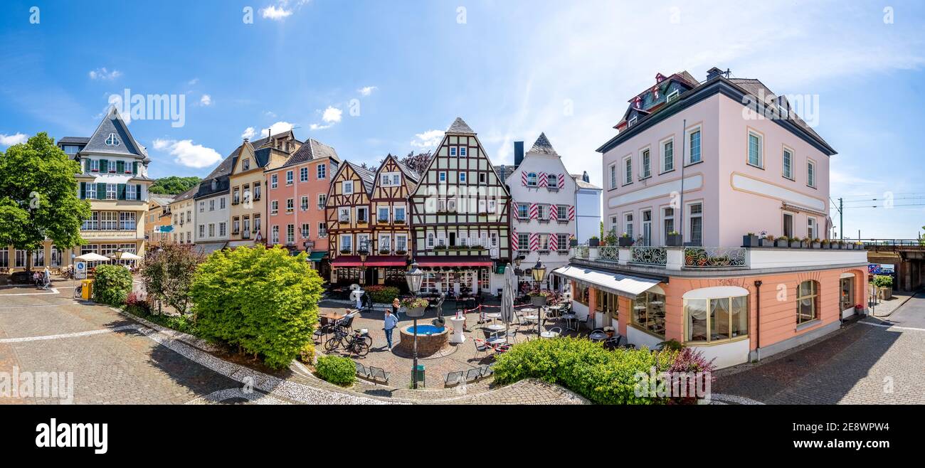 Castle Square in Linz am Rhein, Germany Stock Photo - Alamy