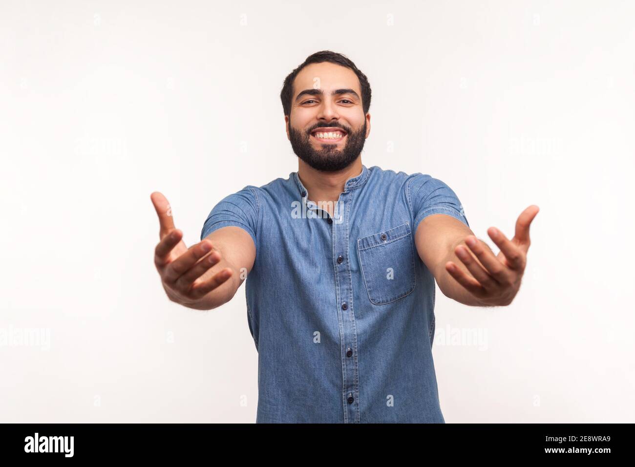 Kindly smiling hi-res stock photography and images - Alamy