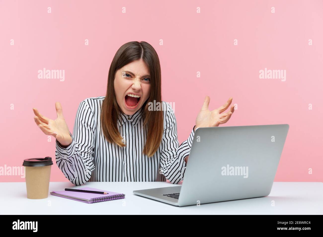 Female evil woman office hi-res stock photography and images - Alamy
