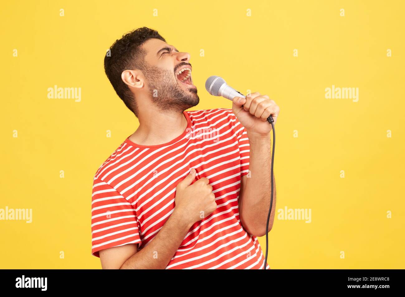 Indian man singing song hi-res stock photography and images - Alamy