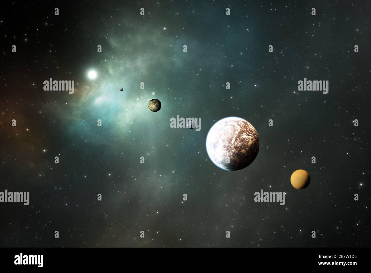 The Rocky Planets Solar System