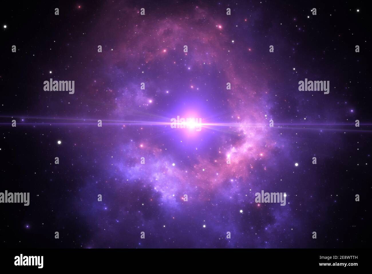 Supernova. Gravitational collapse, spectacular stellar explosion, 3d ...