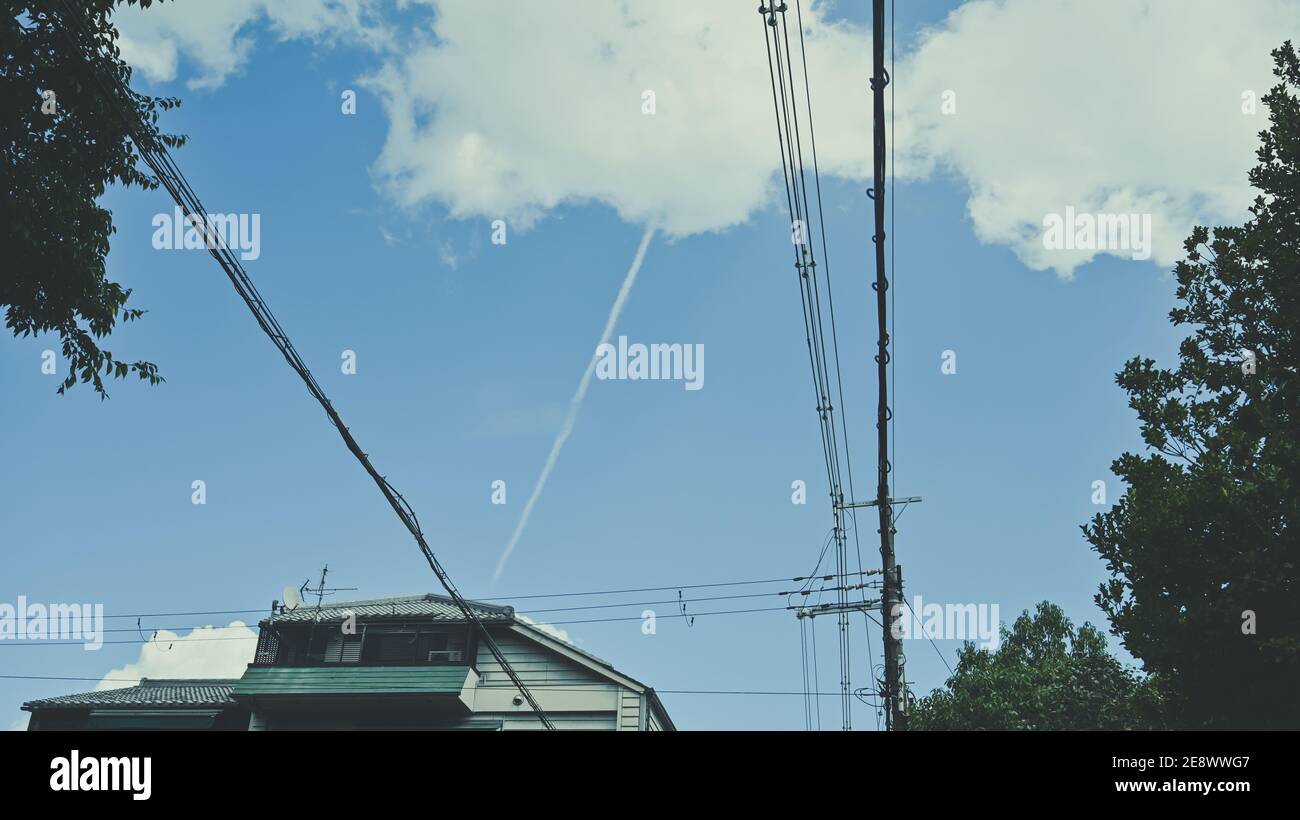 Houses High Voltage Power Lines High Resolution Stock Photography and ...