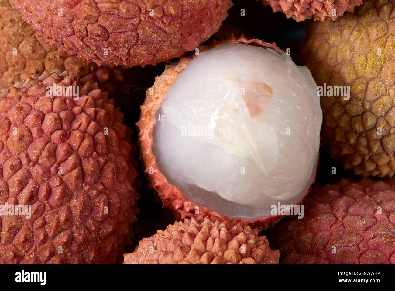 Colourful Lychees food still life Stock Photo - Alamy