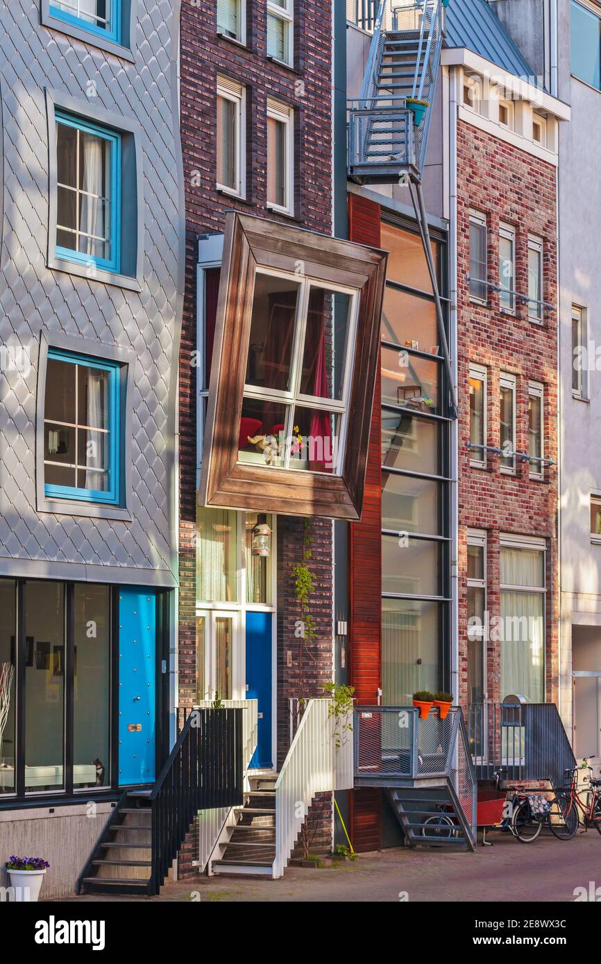 Modern Row House Facade