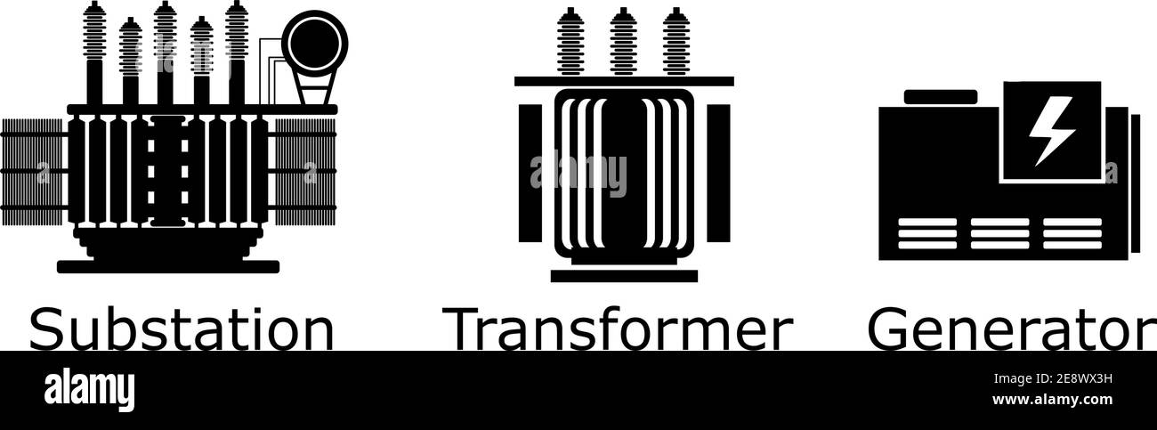 Transmission Substation Vector