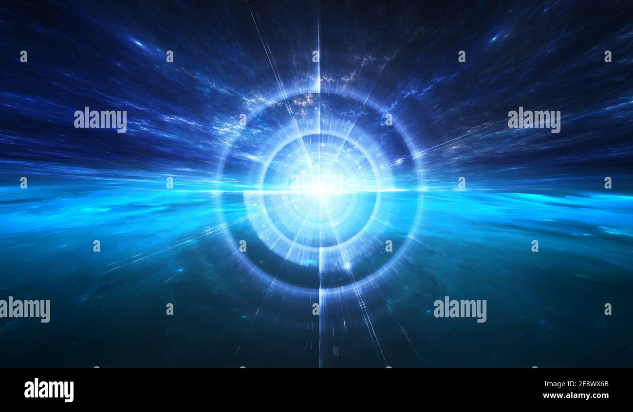 Time warp, traveling in space. 3d illustration Stock Photo - Alamy