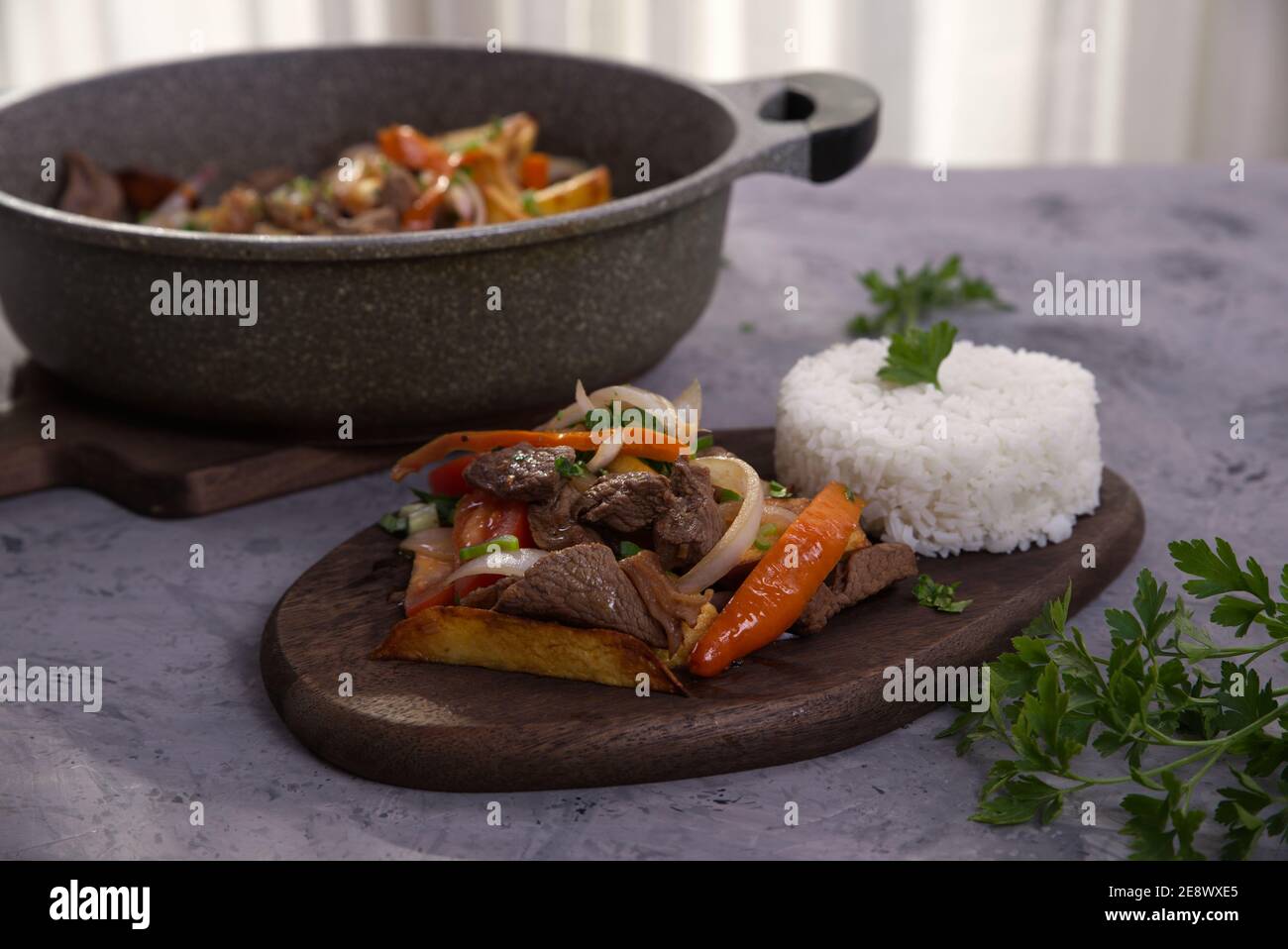 Typical peruvian food Stock Photo - Alamy