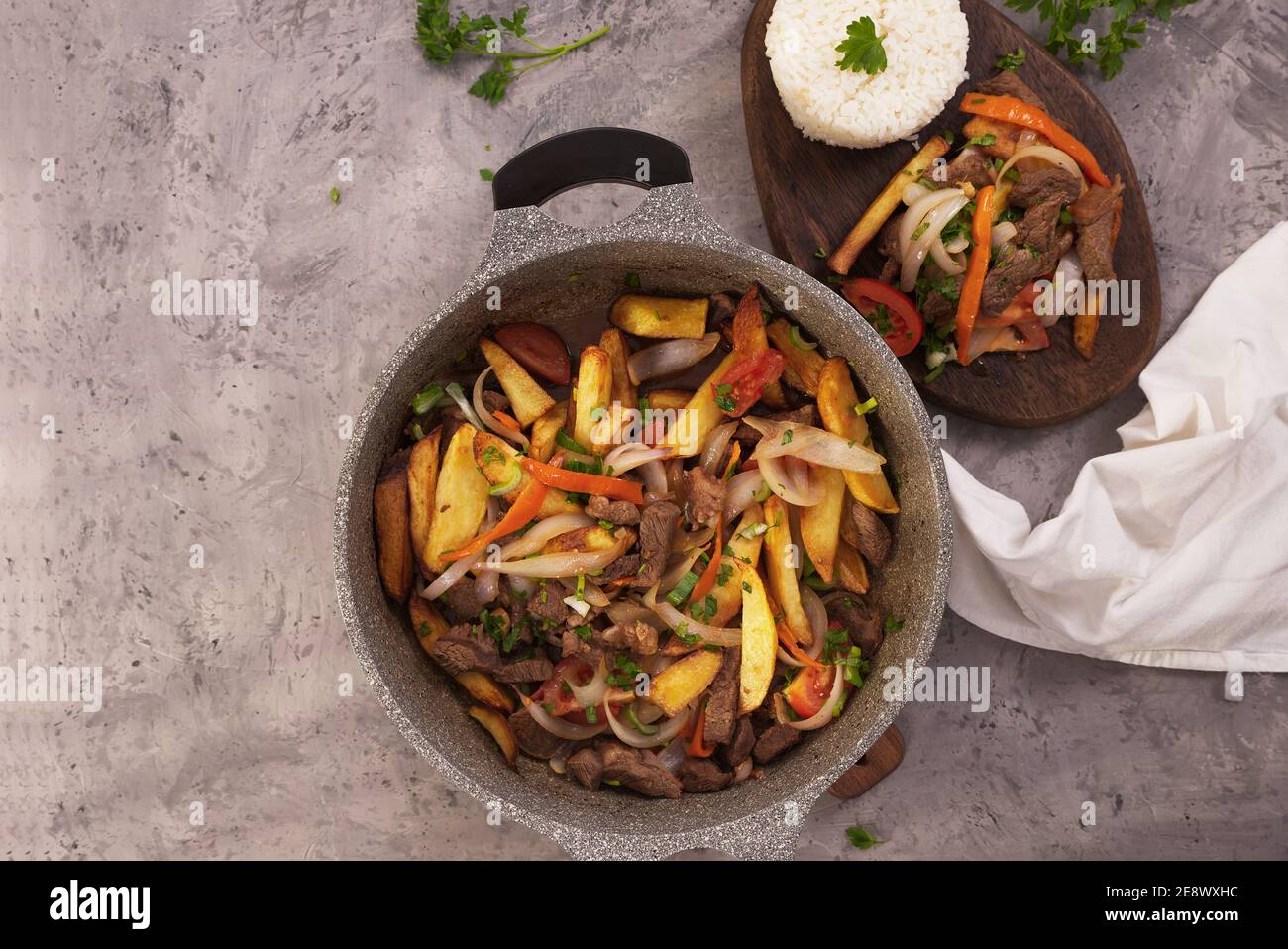 Typical peruvian food Stock Photo - Alamy