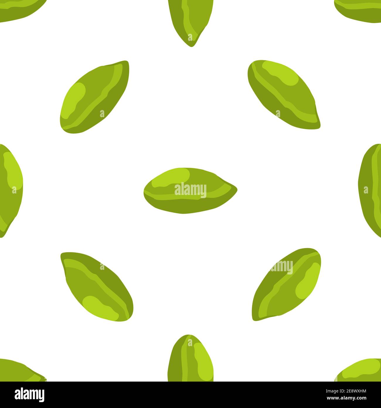 Illustration on theme big pattern identical types pistachio, nut equal ...