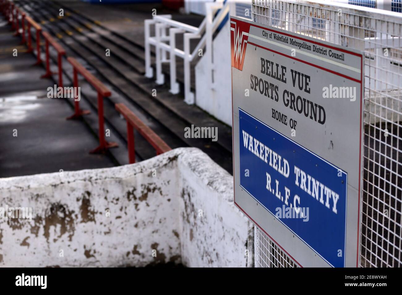 General view of the Mobile Rocket Stadium also known as the Belle Vue ...