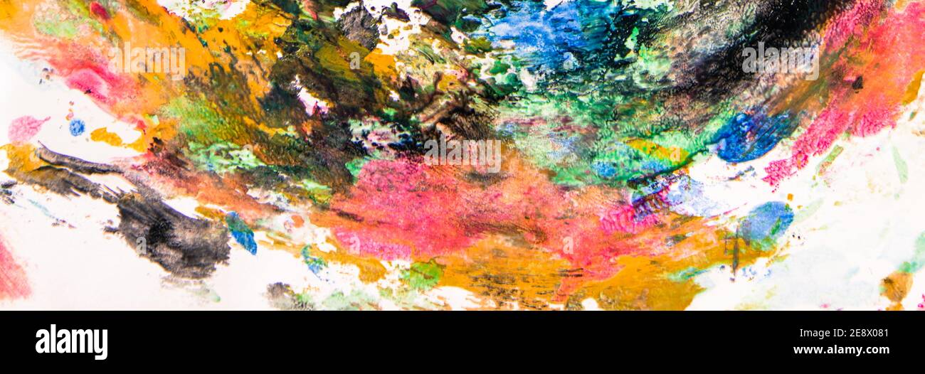 Colorful paint splashes for Stock Photo - Alamy
