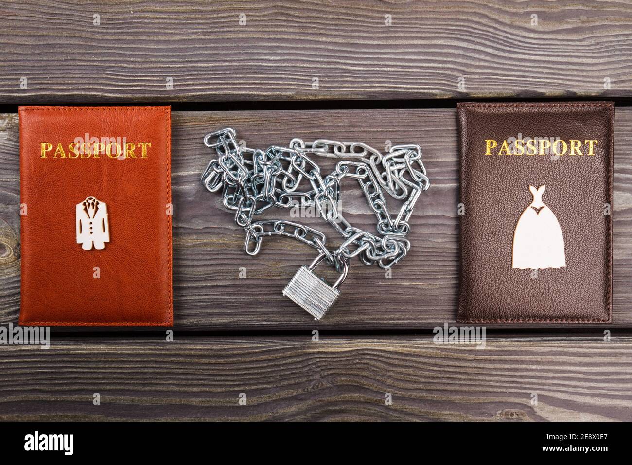 Passports for honeymoon hi-res stock photography and images - Alamy