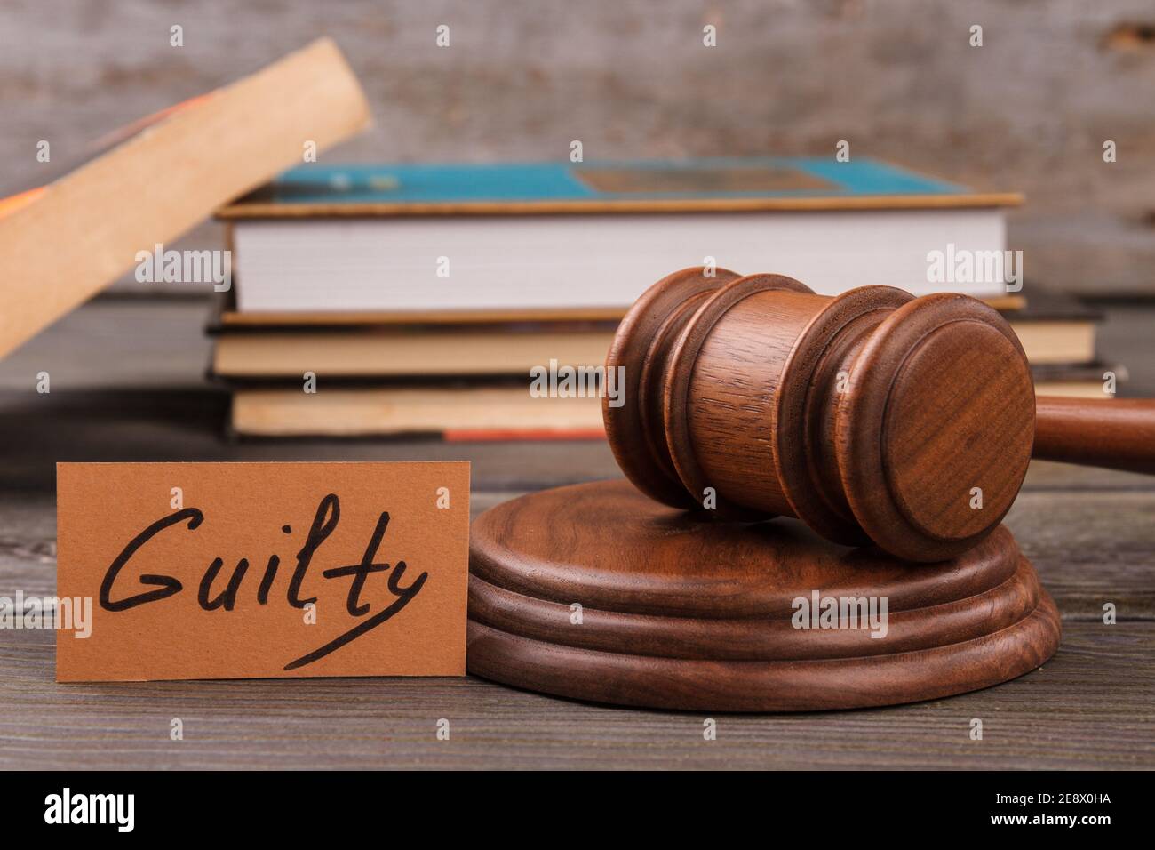 Gavel guilty verdict hi-res stock photography and images - Alamy