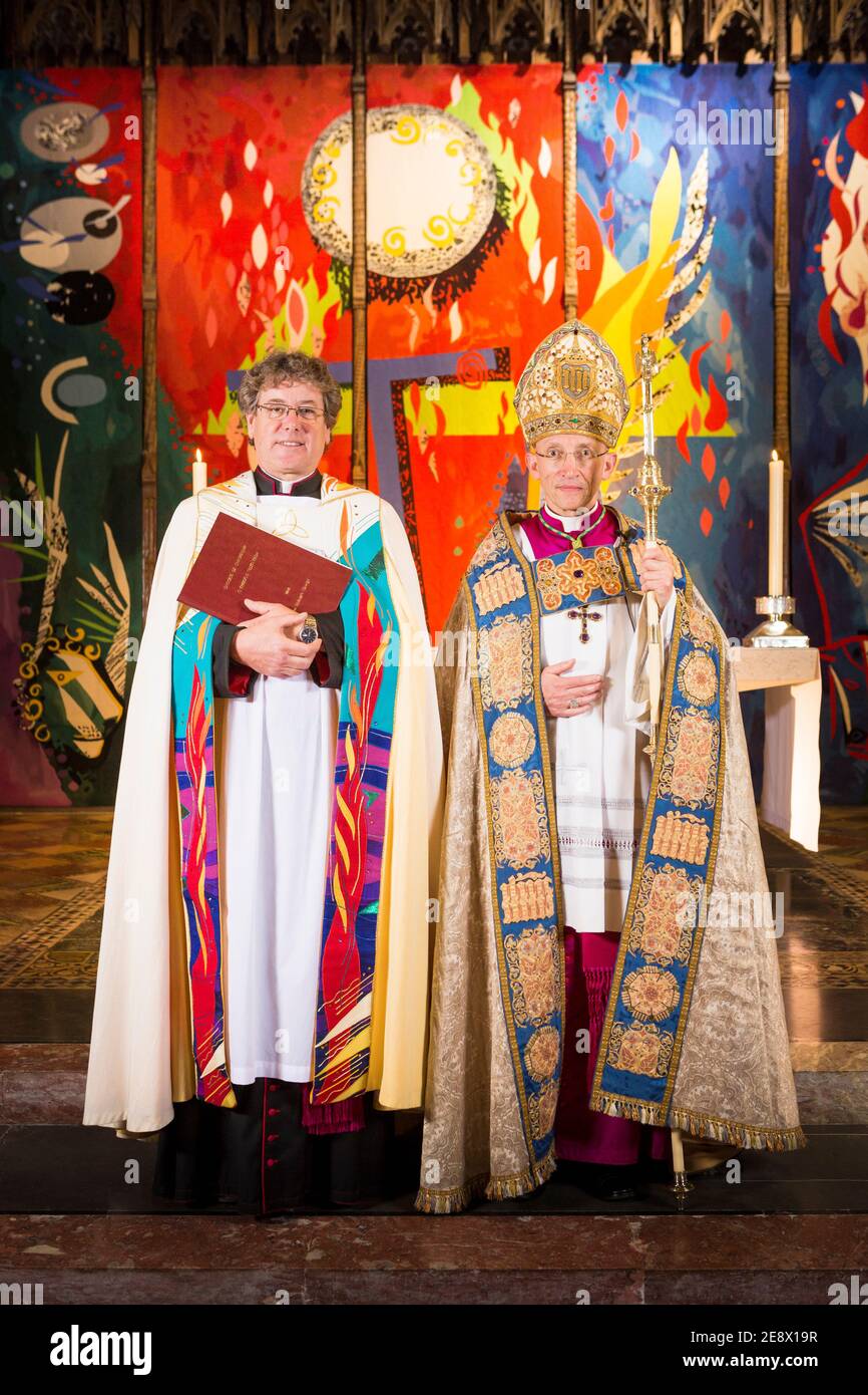 The Bishop of Chichester, the Right Revd Dr Martin Warner presenting ...