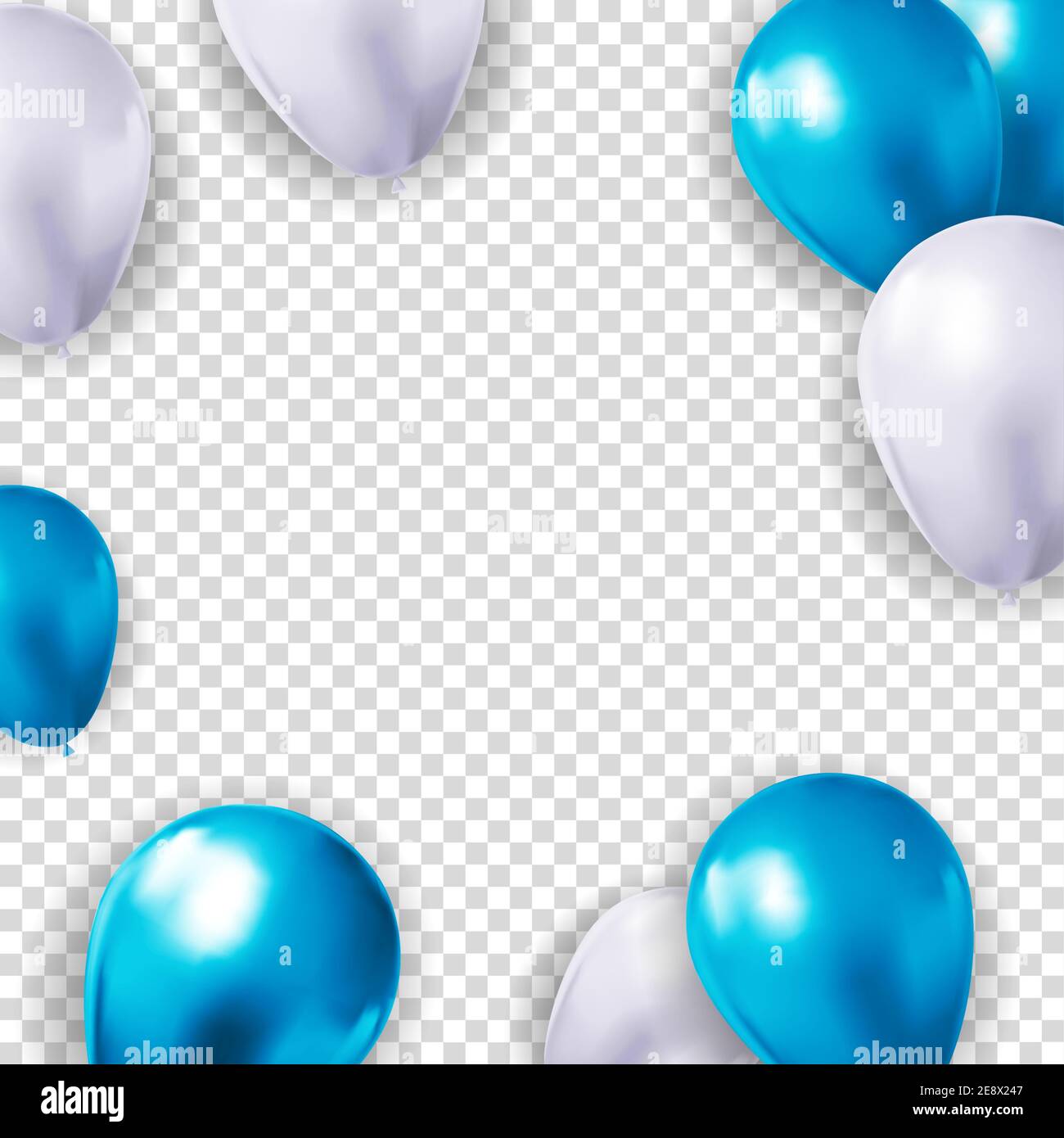 Realistic 3d balloon background for party, holiday, birthday, promotion ...