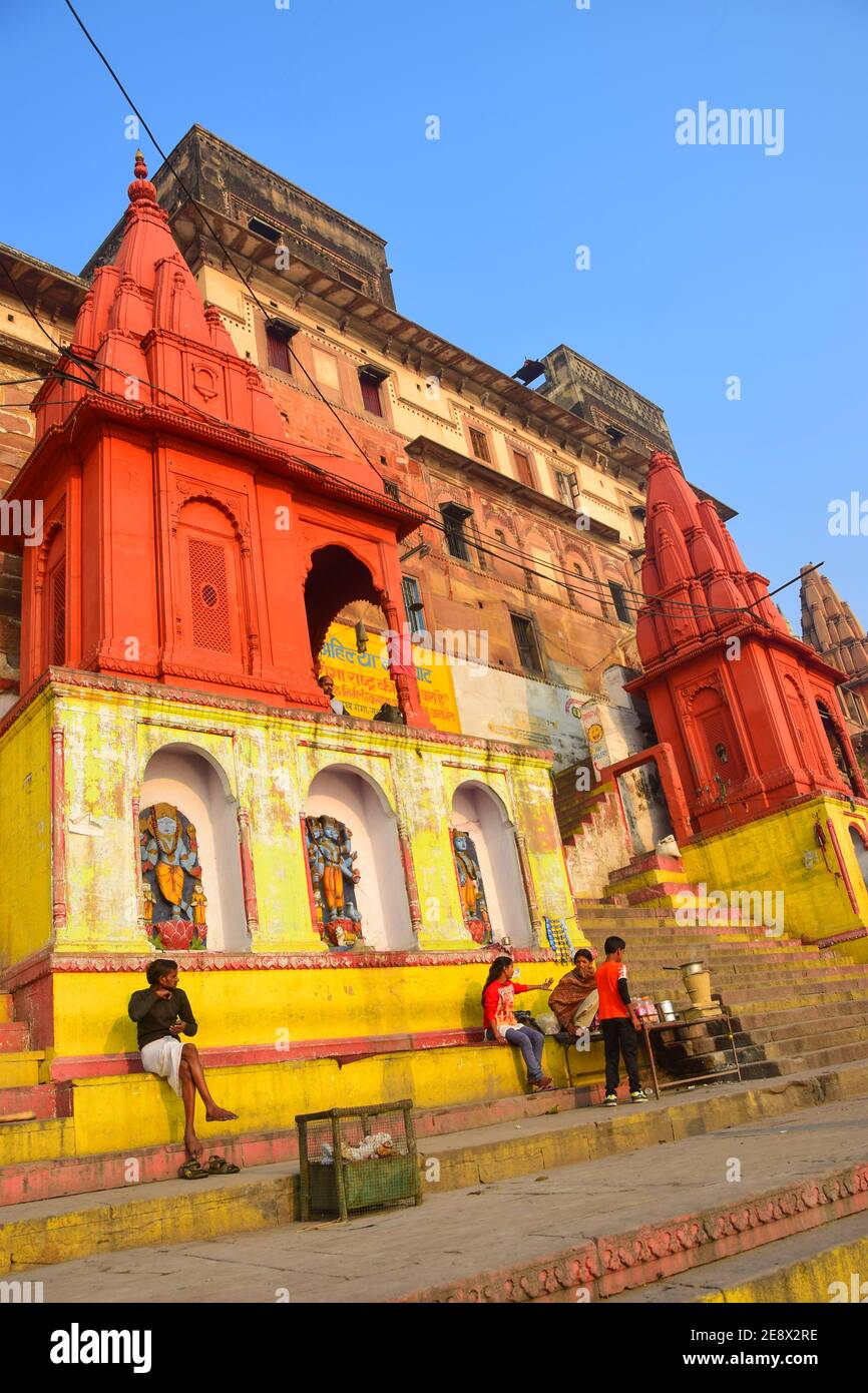 Ghats, Varanasi, India Stock Photo - Alamy