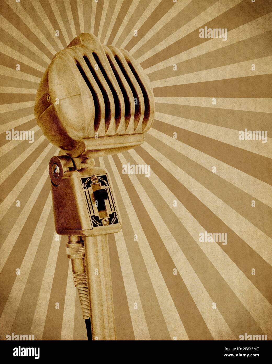 Classic Microphone Front View High Resolution Stock Photography and ...