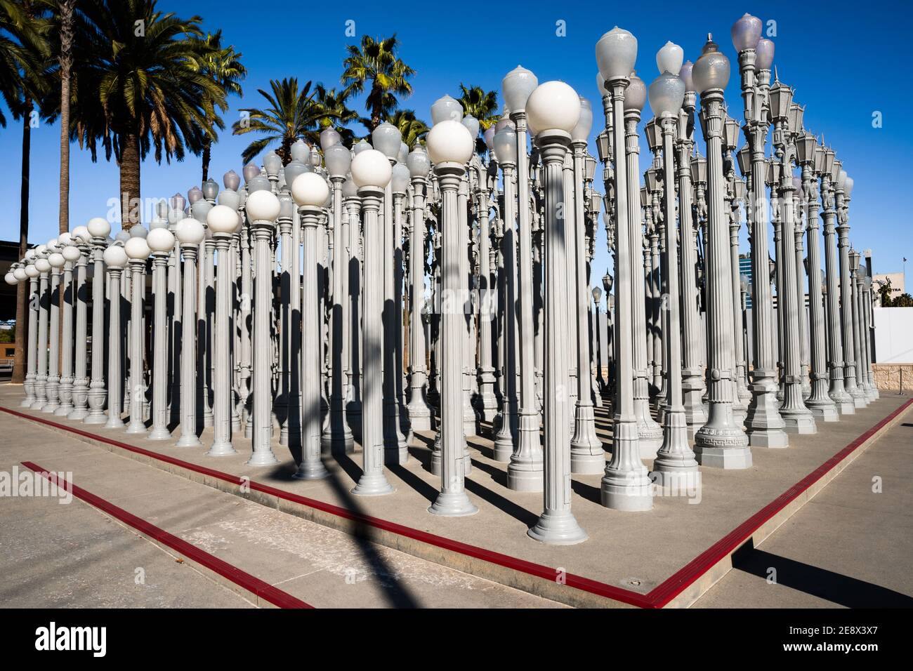 Urban Light is a large-scale assemblage sculpture by Chris Burden ...