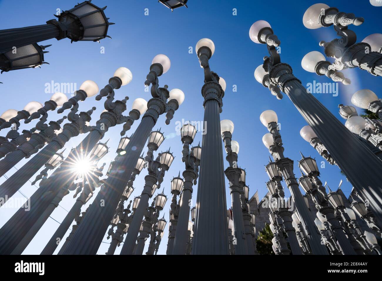Urban Light is a large-scale assemblage sculpture by Chris Burden located at the Wilshire ...