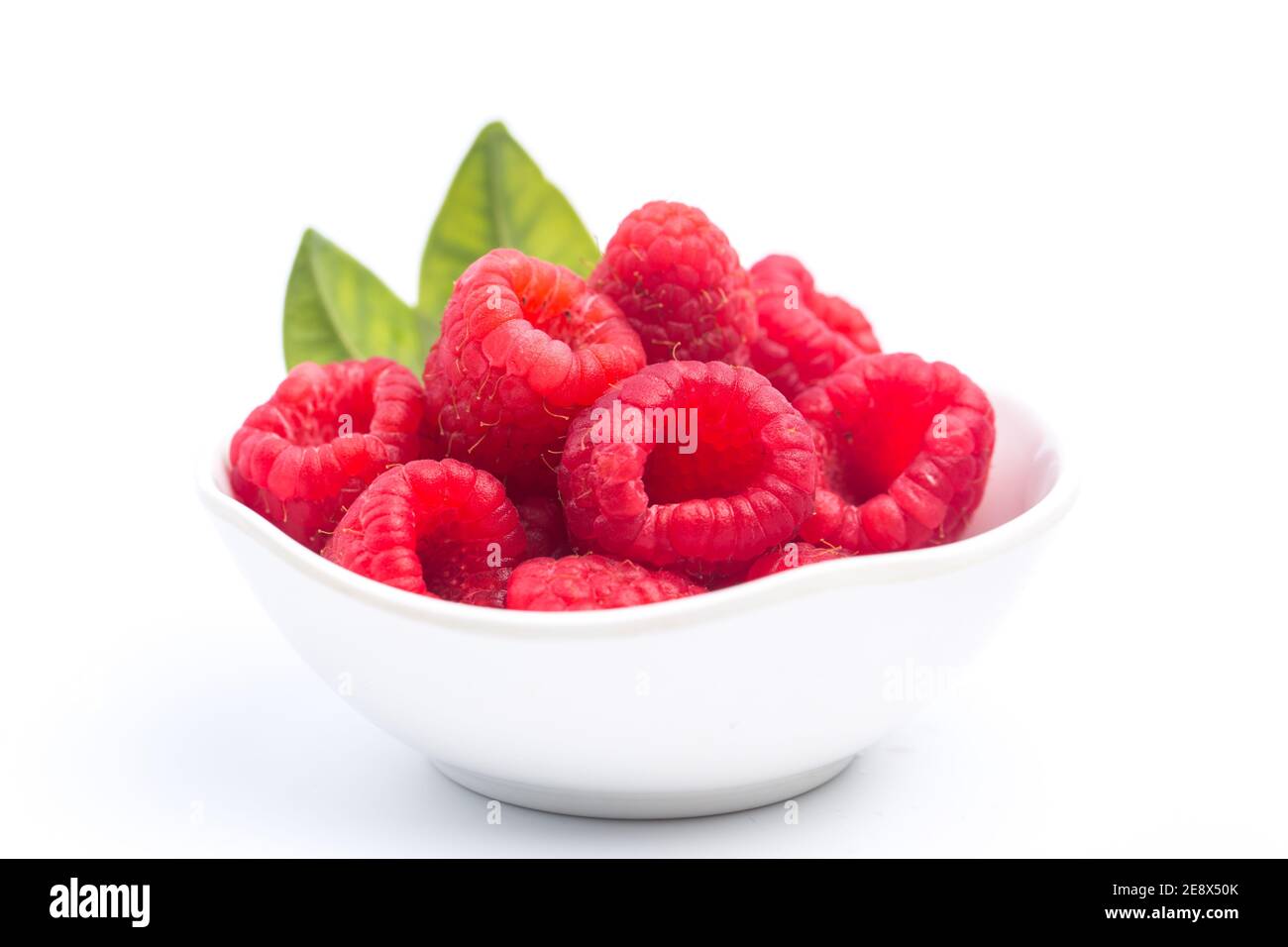 Raspberry isolated on white background Stock Photo - Alamy