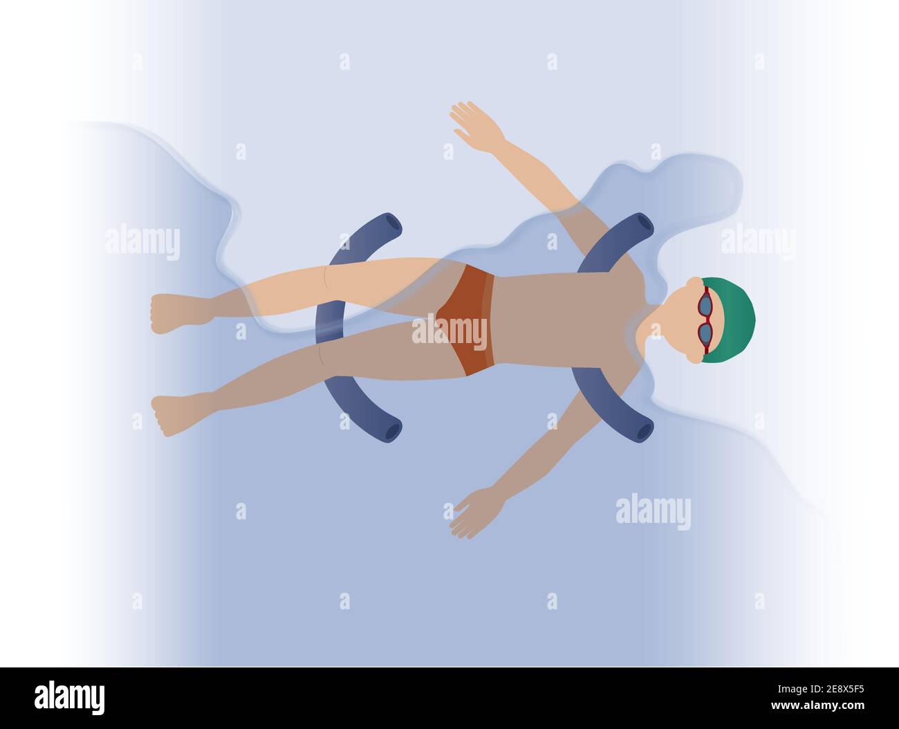 Pool noodles Stock Vector Images - Alamy