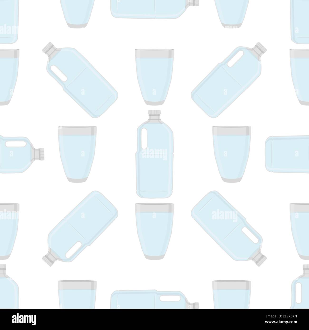 Blue water beaker Stock Vector Images - Alamy