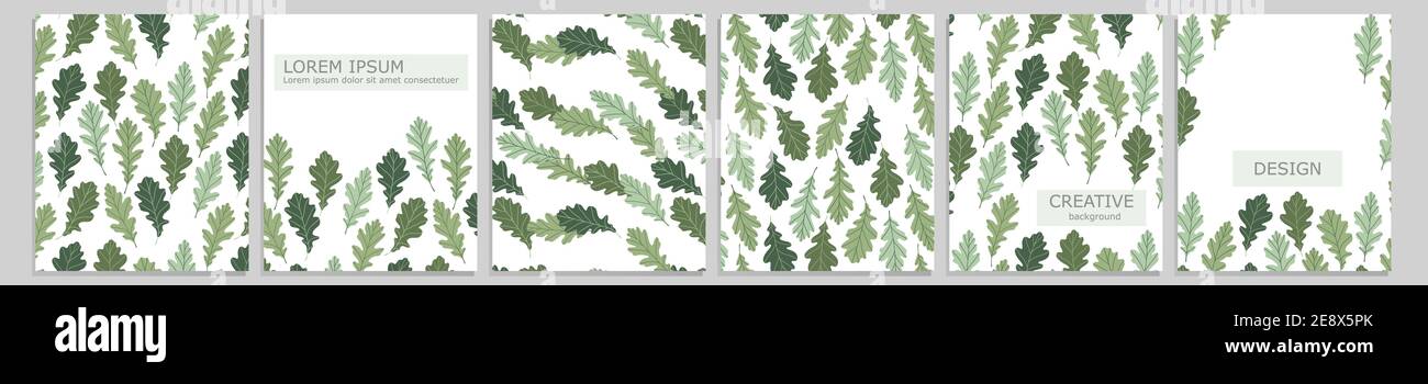 Set of vector cover notebook design. Abstract floral template design ...