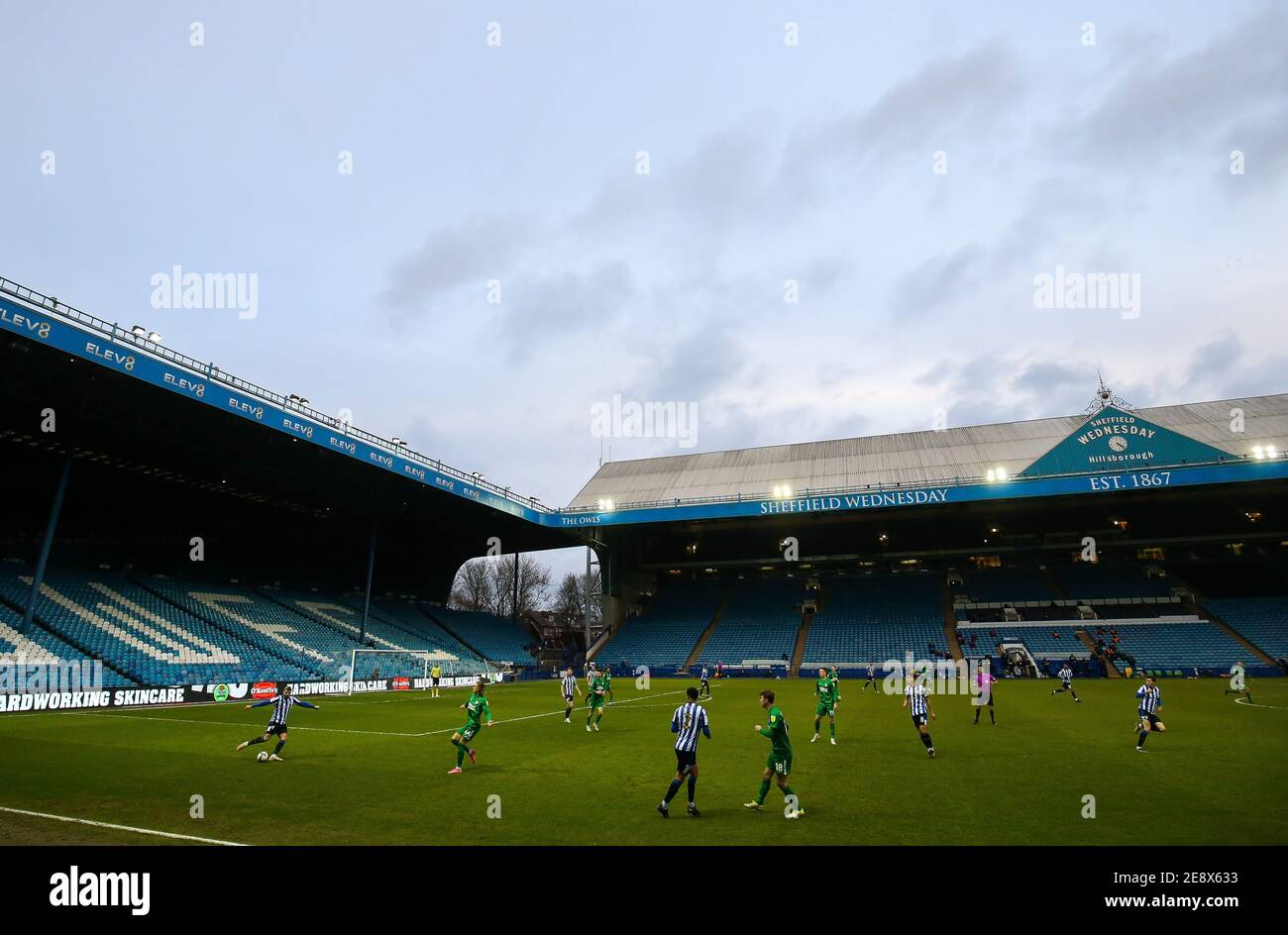 Hillsborough stadium pitch view hi-res stock photography and images - Alamy