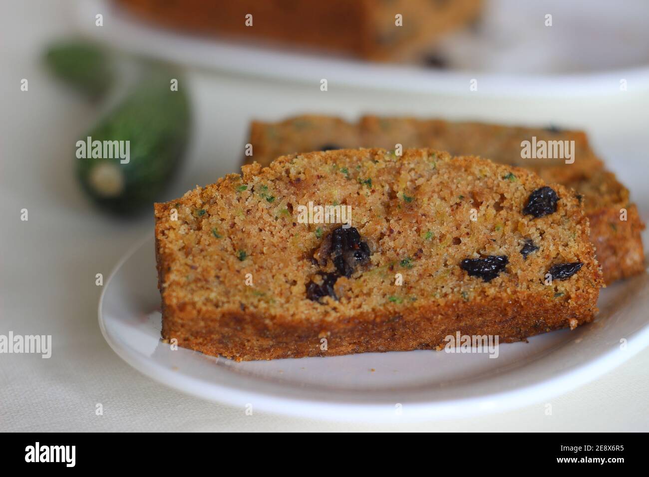 Zucchini raisin bread. Its a soft and moist quick bread made of ...