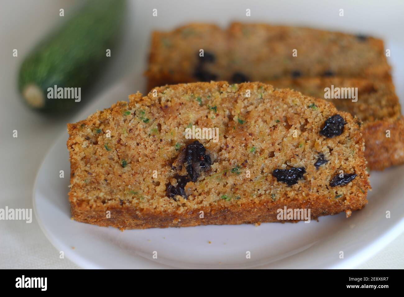 Zucchini raisin bread. Its a soft and moist quick bread made of ...